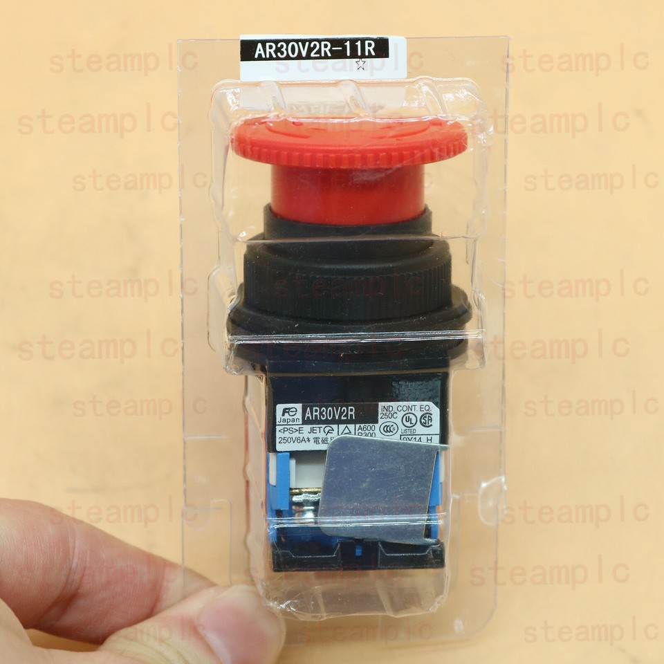One New electric Emergency stop button switch For Fuji AR30V2R-11R | eBay