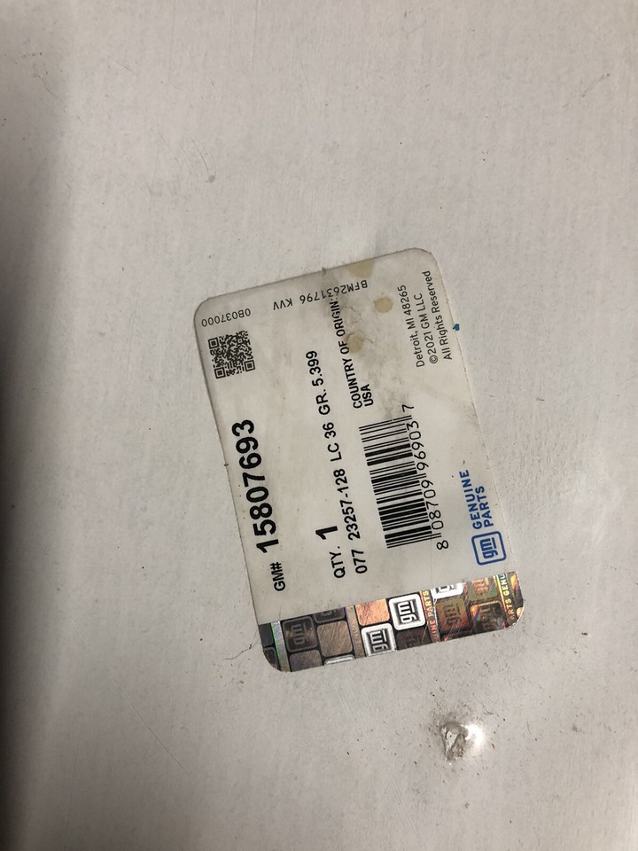 rear differential cover gasket 2008-2013 GM 15807693, New, sealed | eBay