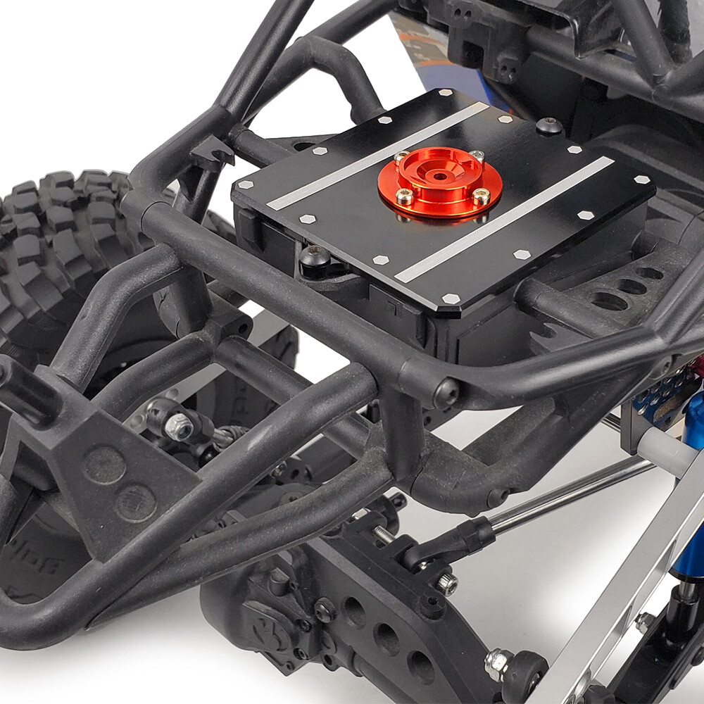CNC Metal Receiver Box Cover for 1/10 RC Crawler Car Axial Wraith RR10 ...
