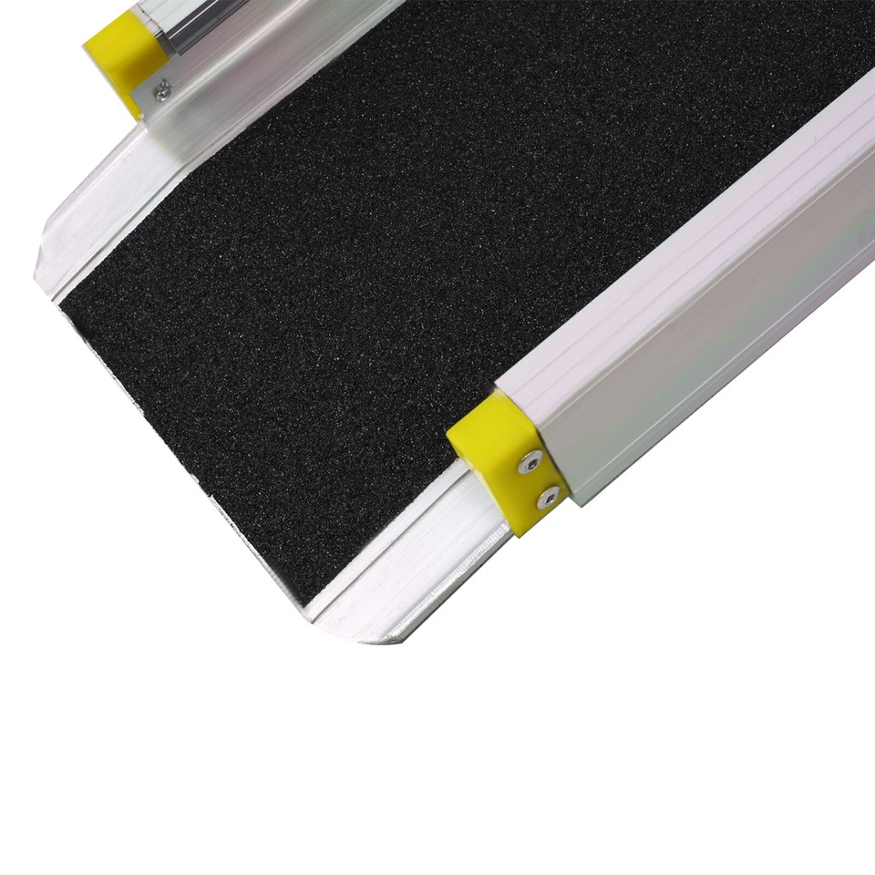 7' Adjustable Wheelchair Telescoping Track Ramps Step and Van Access ...