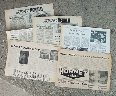 5 Vintage Foreman High School Newspapers – Hornet Herald, Chicago ...