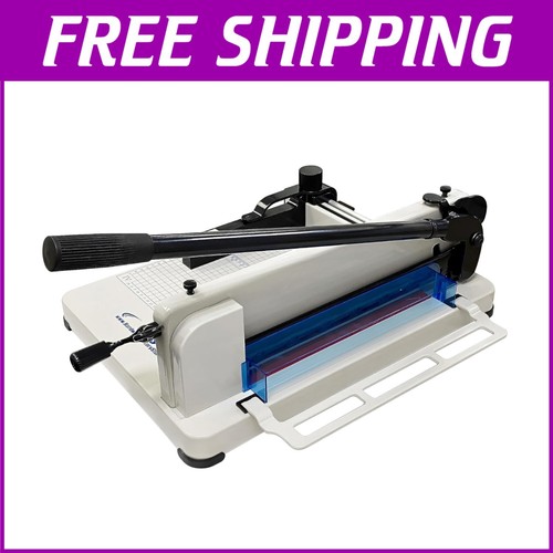 Professional Solid Steel 400 Sheet Guillotine Cutter - Adjustable 12 ...