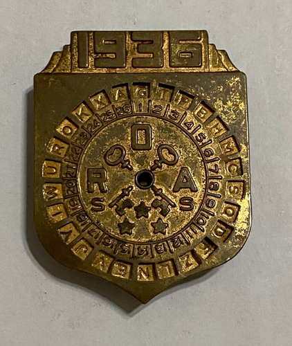 Little Orphan Annie Radio Show Decoder Badge Pin w Secret Compartment ...