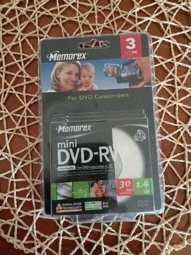 MEMOREX - MINI DVD-RW - LOT OF 3 - 3 Pack 34707056206 | eBay Australia