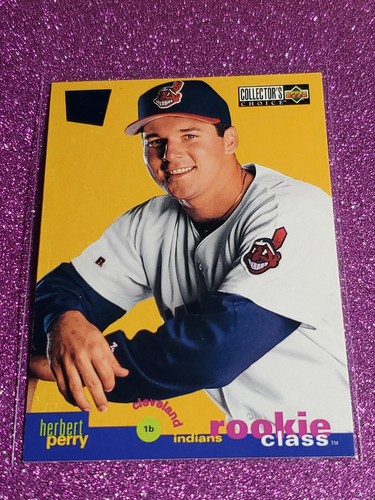 1995 Upper Deck Collector's Choice SE Herbert Perry Indians #15 Rookie ...
