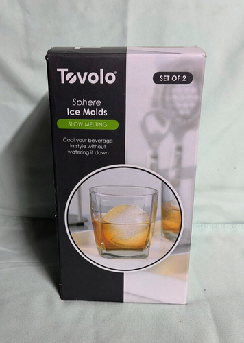 Tovolo Sphere Ice Molds Slow Melting Set of 2 New In The Box | eBay