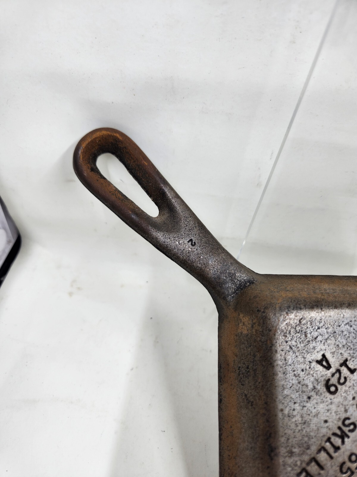 GRISWOLD #129 A CAST IRON SQUARE PAN DIAMOND EGG SKILLET (454) | eBay