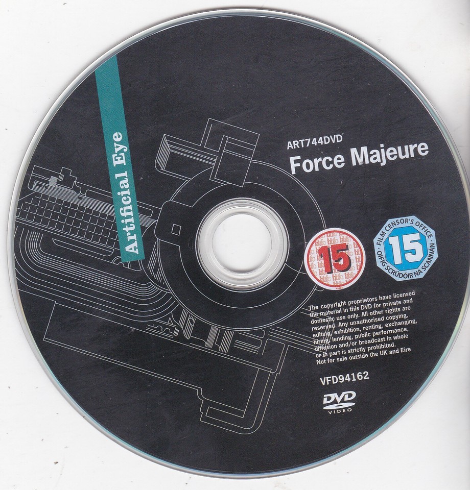Force Majeure R2 DVD by Ruben Östlund with Johannes Kuhnke & Lisa Loven ...