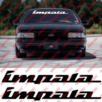 Impala Decal Impala Vinyl Sticker Car Window Bumper Sticker Chevrolet ...