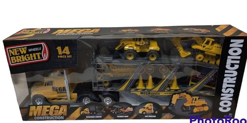 New Bright Wheels Mega Construction 14 Piece Set Yellow 3+ Year Old Play Collect 50211013337| eBay