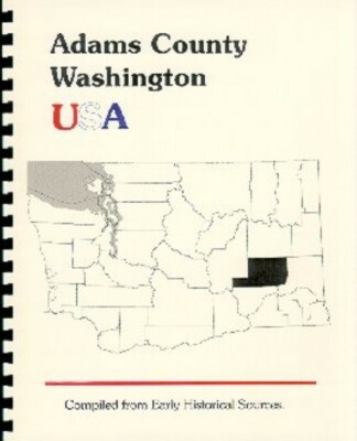 WA Adams County Washington 1904 history/biography RP Ritzville Big Bend ...