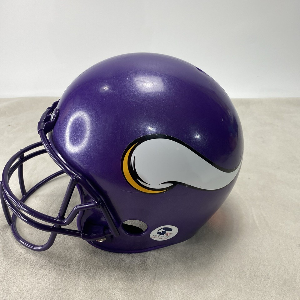 NFL Minnesota Vikings Replica Franklin Football Helmet Youth Size Hard ...