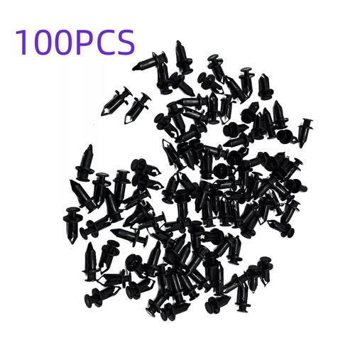 For Honda 8mm 100pcs ATV Retainer Clips Push Pin Splash Guard Body ...