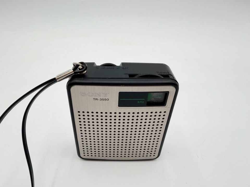 Vintage Sony TR-3550 AM Pocket Transistor Radio For Parts Or Repair | eBay