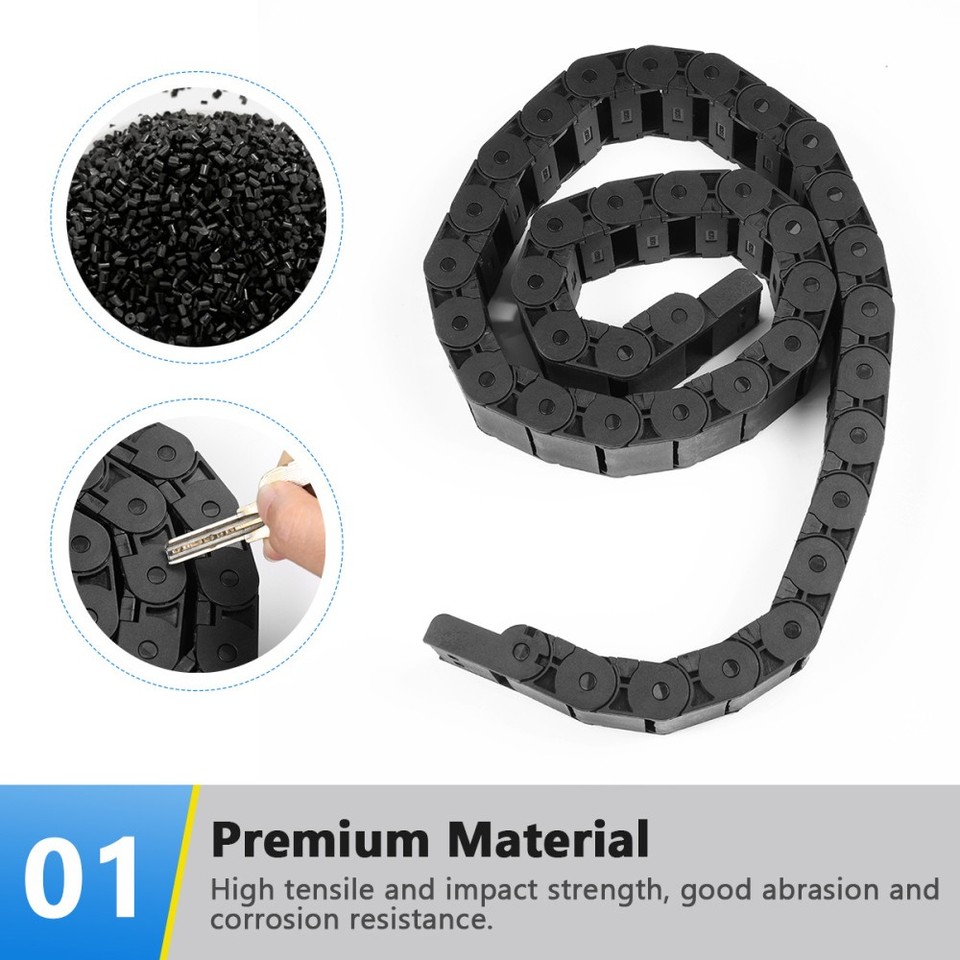 Cable Track Carrier Wire Conduit Machine Tool Accessories Drag Chain ...