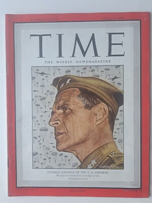 Time Magazine - WWII Era - April 2, 1945 - General Ridgway | eBay