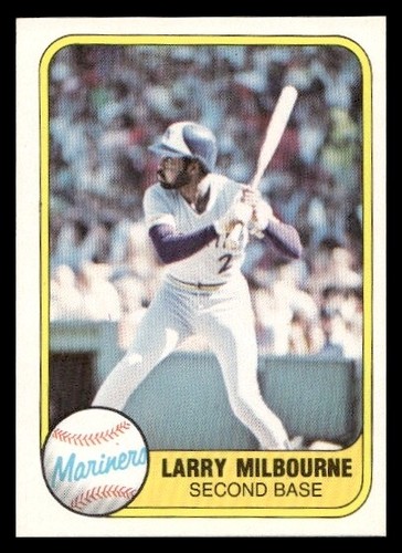 1981 Fleer #611 Larry Milbourne Seattle Mariners Baseball card | eBay