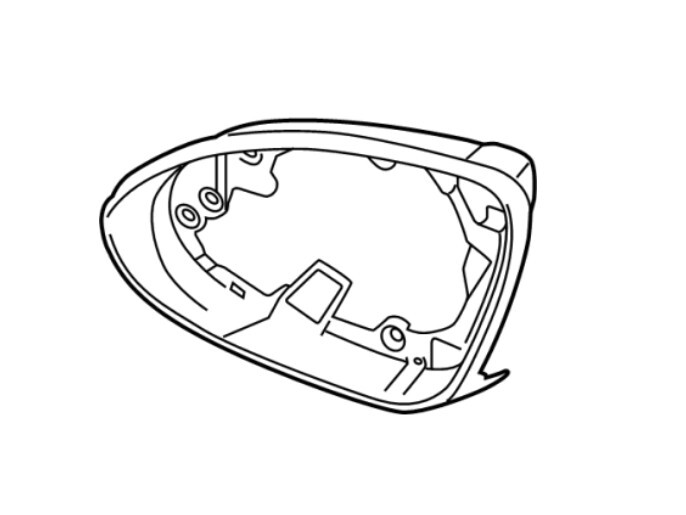 OEM 87615-AR000 HOUSING COVER-O/S RR VIEW MRR LH for Genesis GV70 2022 ...