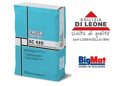 SC 420-Massetto a base cementizia, per pavimenti interni ed esterni ...