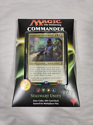 Magic the Gathering MTG 2016 Commander Deck - Stalwar Unity, SEALED | eBay