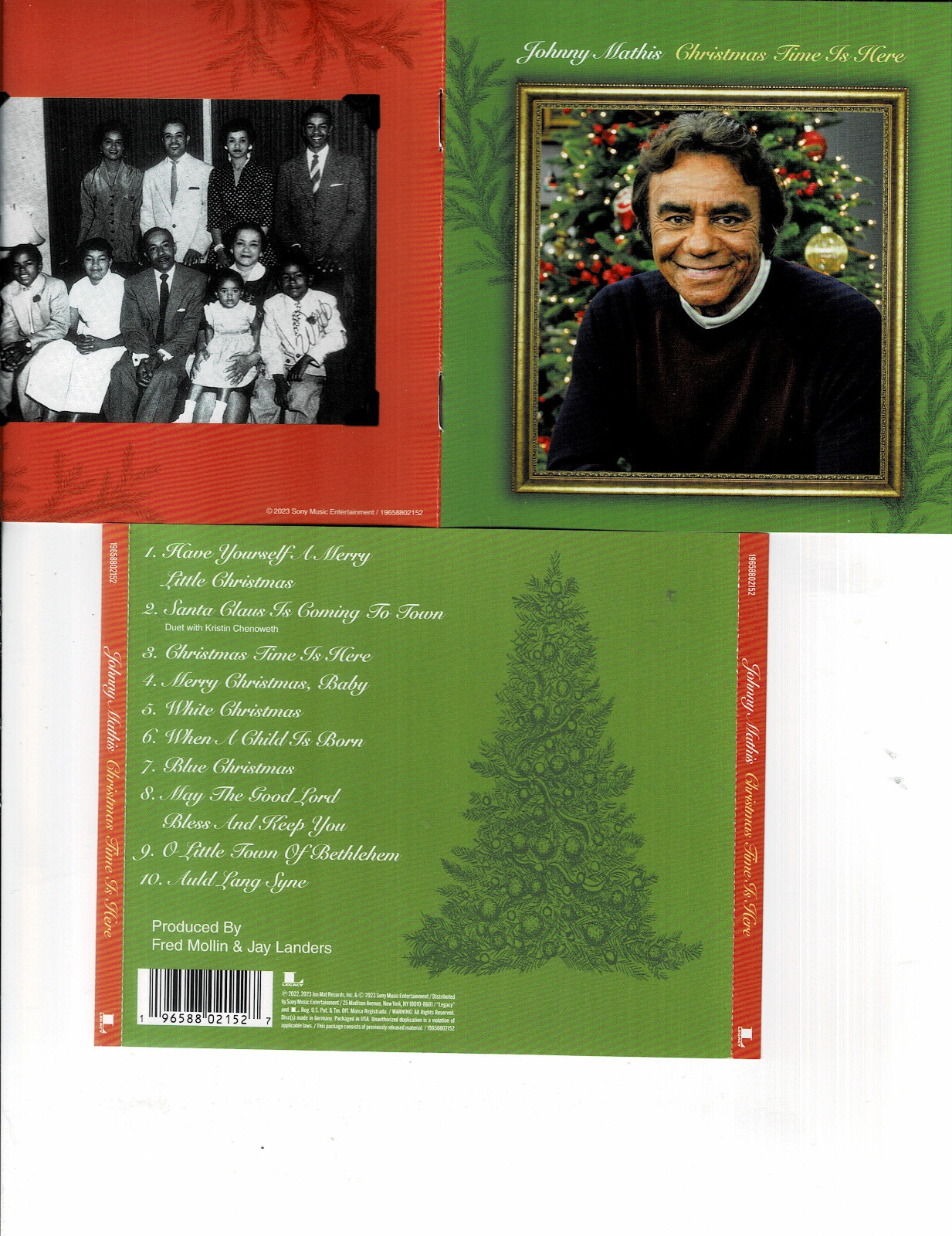 JOHNNY MATHIS - CHRISTMAS TIME IS HERE (CD 2023) NEW **10 TRACKS** | eBay