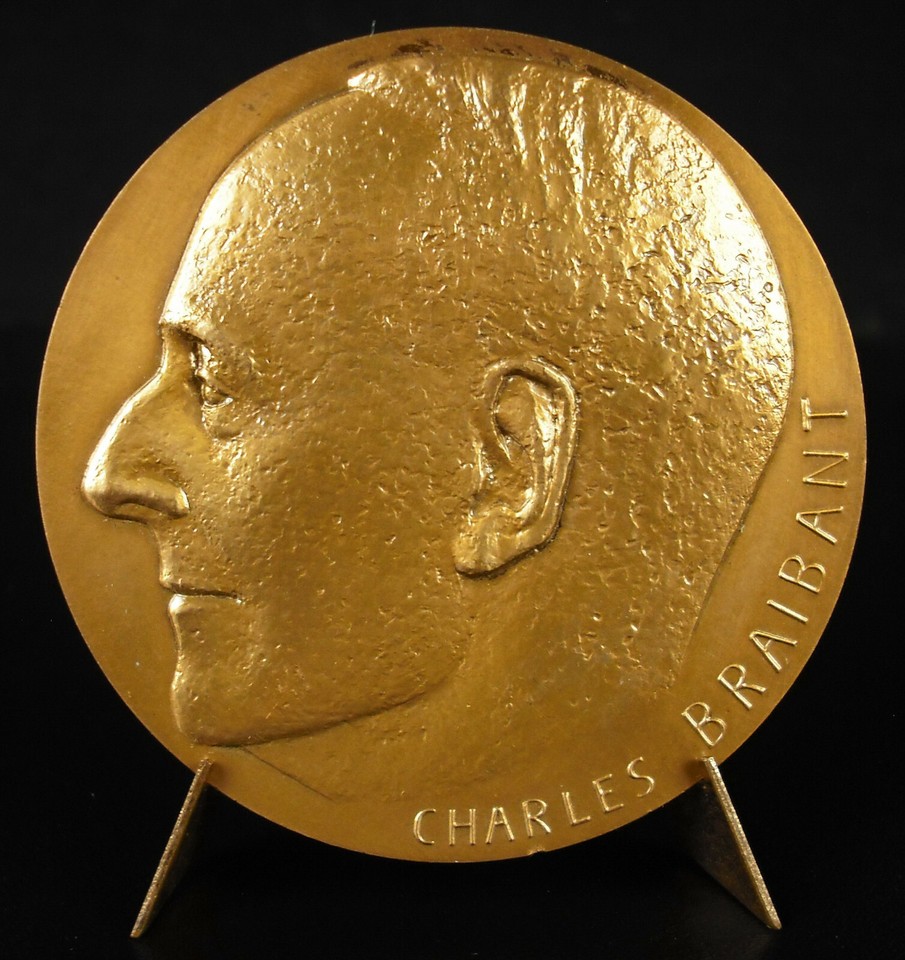 Médaille Charles Braibant écrivain Villemomble archiviste PAX OPTIMA ...
