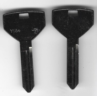 Ilco Y154 Plain New Old stock Uncut Key Blank for Various Older ...