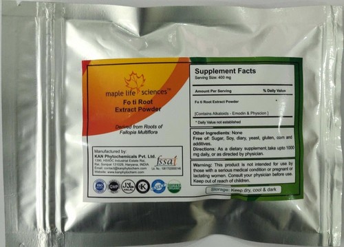 Fo ti Root Extract Powder Foti Fallopia Multiflora Rejuvenate Pure ...