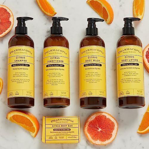 Pharmacopia Citrus Shampoo - Natural Hair Care with Plant Based ...