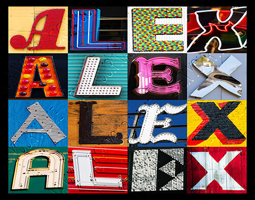 Alex Name Art