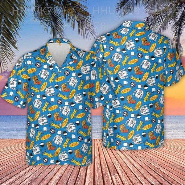 Jerry Seinfeld Comedian Pattern Hawaiian Shirt | eBay