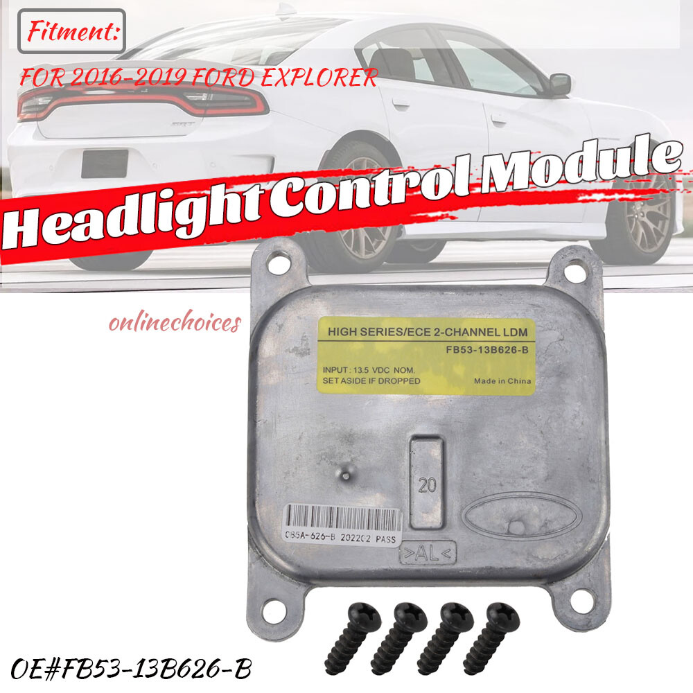 LED Module Headlight Controller for Ford Explorer 2016-2019 FB53-13B626 ...