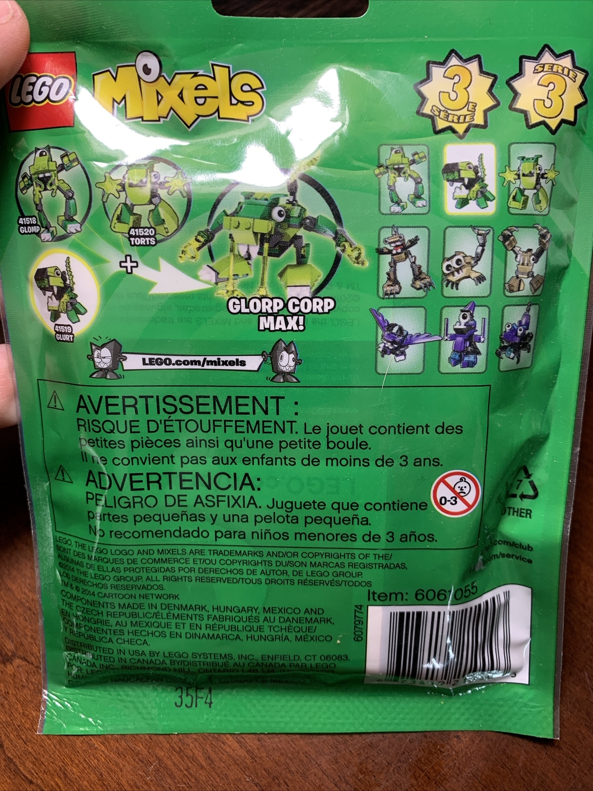 LEGO MIXELS: Glurt (41519) Series 3 673419210003 | eBay