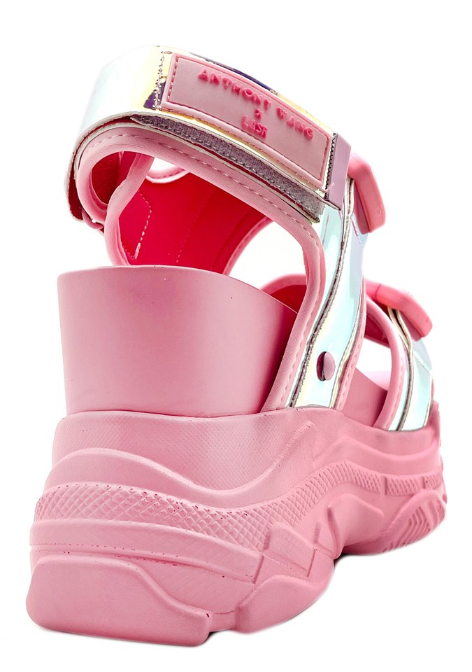 NEW Anthony Wang X LASR Exclusive Electric Barbie Platform Sandals | eBay