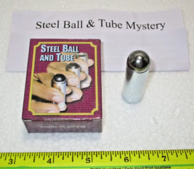 Steel Ball & Tube Magic Trick - Ball Shrinks into Metal Tube & Rises ...
