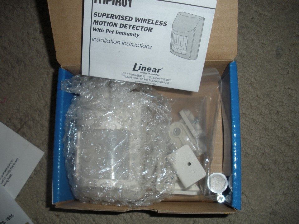 Linear ITIPIR01 Pet Immune Wireless PIR Compatible w/All GE Receiver ...