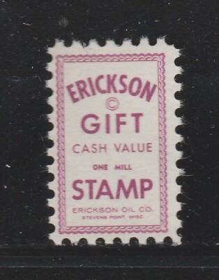 Erickson Gift Stamp - Merchant trading store stamp no gum- m35 | eBay