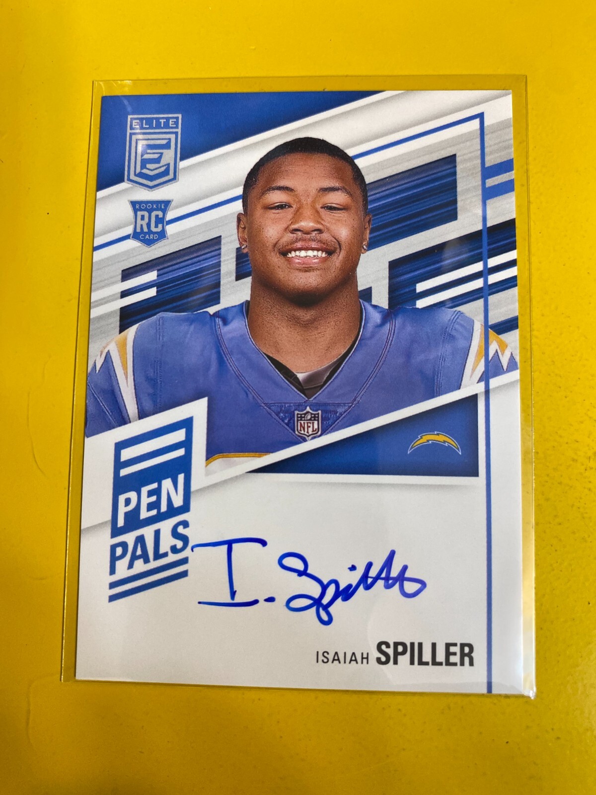 RS19112 2022 Elite Pen Pals #16 Isaiah Spiller CHARGERS AUTOGRAPH | eBay