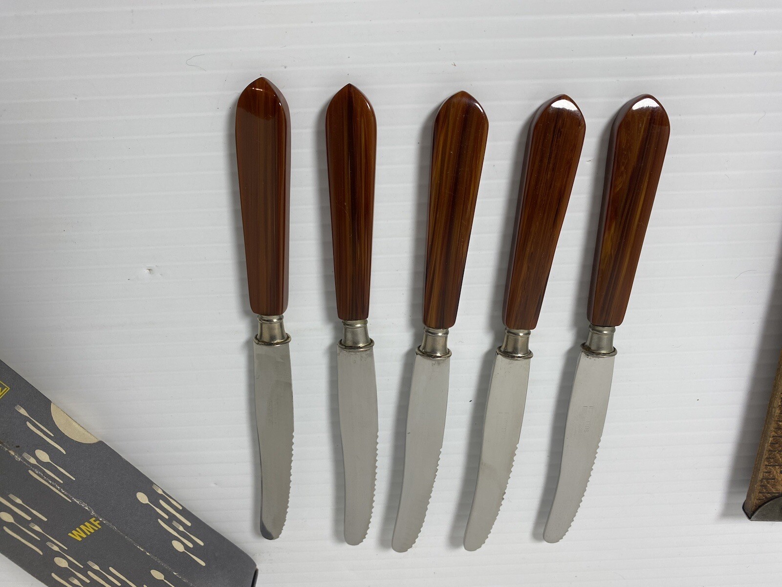 Vintage Rostfrei Solingen Germany Decorated Steak Knives Set of 5 | eBay