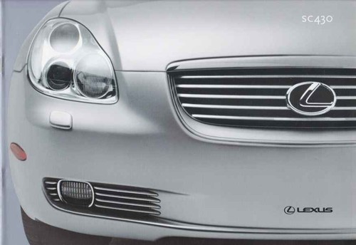 Catalogue Brochure Lexus SC 430 2001, Allemagne / Deutschland | eBay