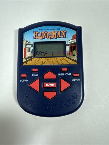 Milton Bradley MB Hangman Electronic Handheld Game Vintage 1995 | eBay ...