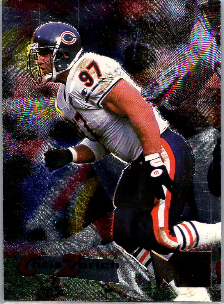 # 33 Chris Zorich Chicago Bears 1995 Fleer Metal | eBay