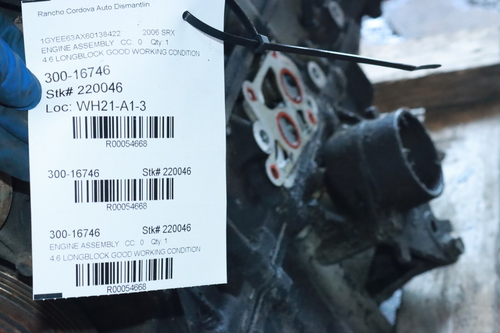 2006 Cadillac SRX 4.6L LH2 Engine Longblock | Genuine OEM | A 8th Digit ...