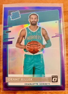 2020-21 Donruss Optic Purple Prizm Rated Rookie Grant Riller ...