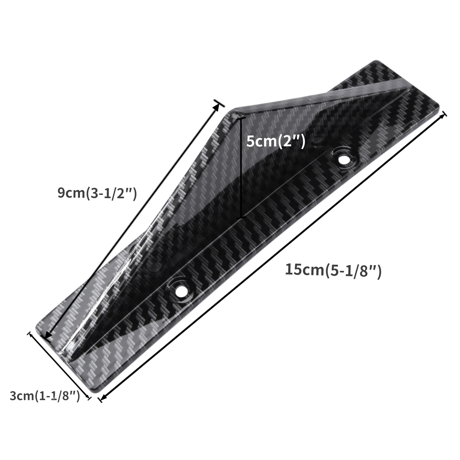 For Acura ILX TLX Carbon Rear Bumper Diffuser Fins Spoiler Splitter ...