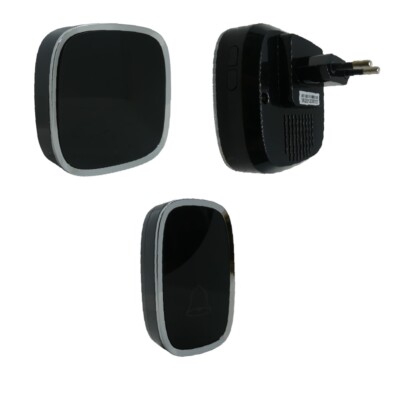 Wireless Bell LED Display Wireless Doorbell Wireless Receiver ...