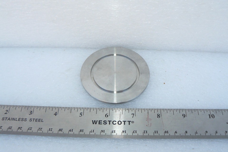 MIXED MANUFACTURE STAINLESS STEEL VACUUM FITTING KF-50 NW50 BLANK BLIND ...