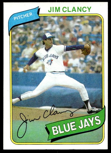 1980 Topps 249 Jim Clancy Toronto Blue Jays Baseball Card | eBay
