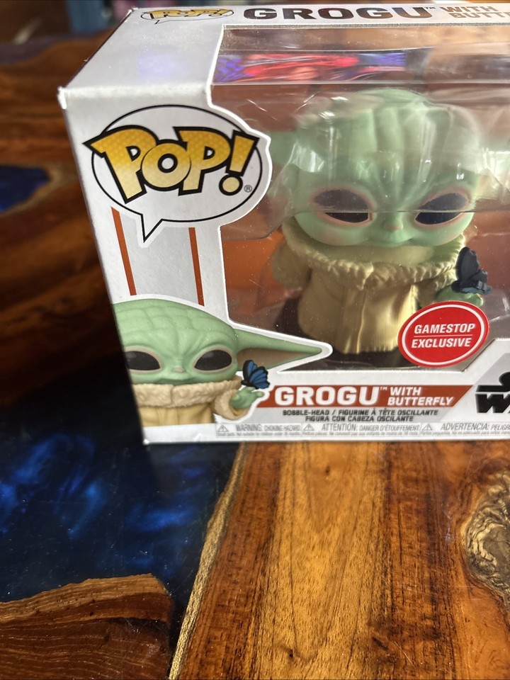 Funko Pop! Vinyl: Star Wars - Grogu with Butterfly - GameStop ...