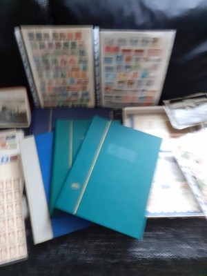 Grosser Karton Briefmarken Nachlass Wunderkiste Alben, Briefe, Marken ...